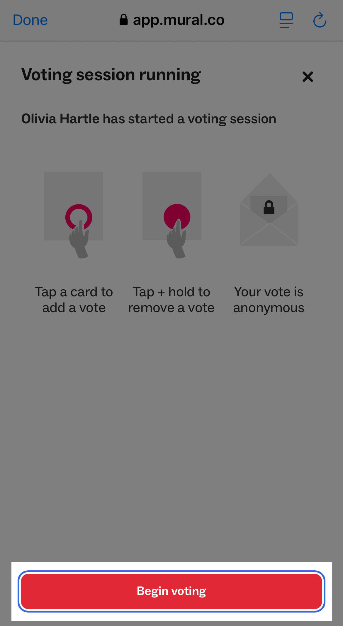 Mural canvas on mobile devices